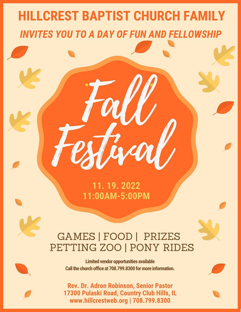 HBC Fall Festival 2022 | Hillcrest Baptist Church
